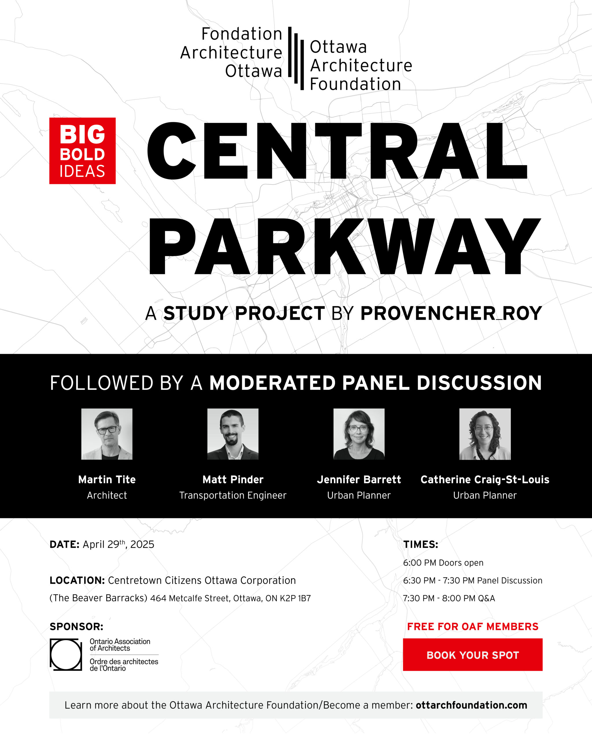 Central Parkway – A study project by Provencher Roy - Ottawa Architecture Foundation